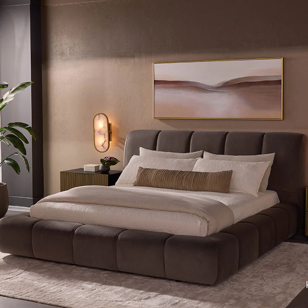 Olena Bed-Meg Ash– Landen Furniture & Decor