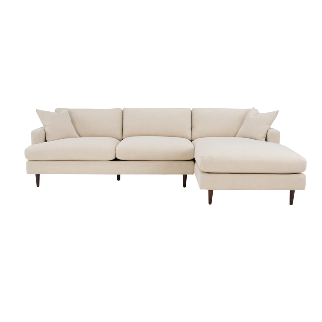 Martha Right Sectional Sofa - Beach Alabaster– Landen Furniture & Decor