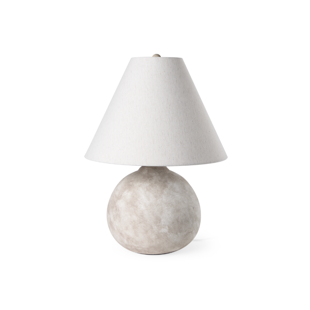 Mehdi Ceramic Table Lamp - Cream– Landen Furniture & Decor