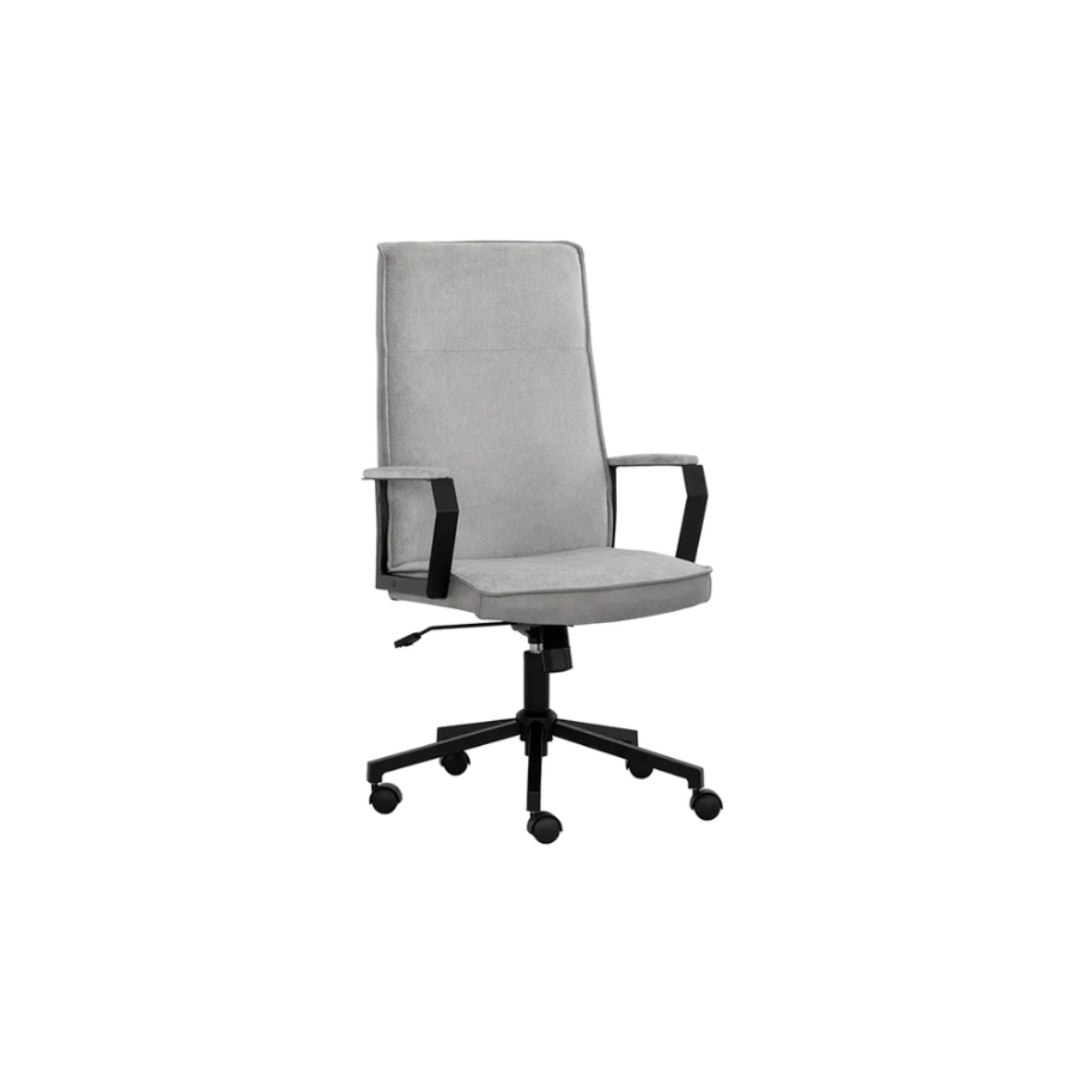 Swanson Office Chair, Polo Club Stone– Landen Furniture & Decor