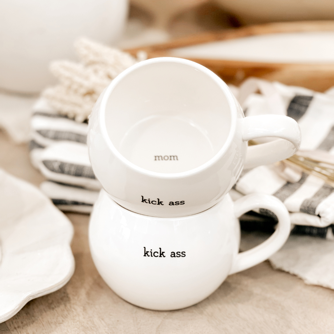 Kick Ass Mom Ball Mug– Landen Furniture & Decor